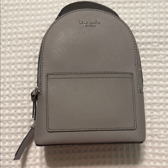 kate spade | Bags | Kate Spade Gray Mini Convertible Backpack | Poshmark